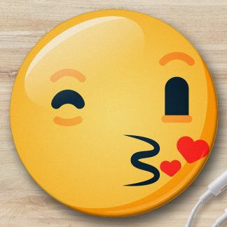 Chapas con emoticonos: Emoticono besucón